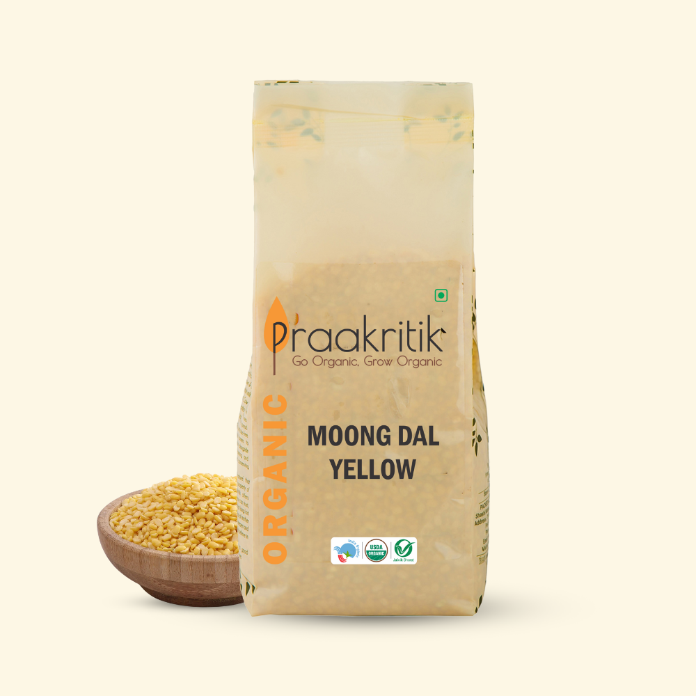 Organic Moong Daal Yellow – Praakritik Organics